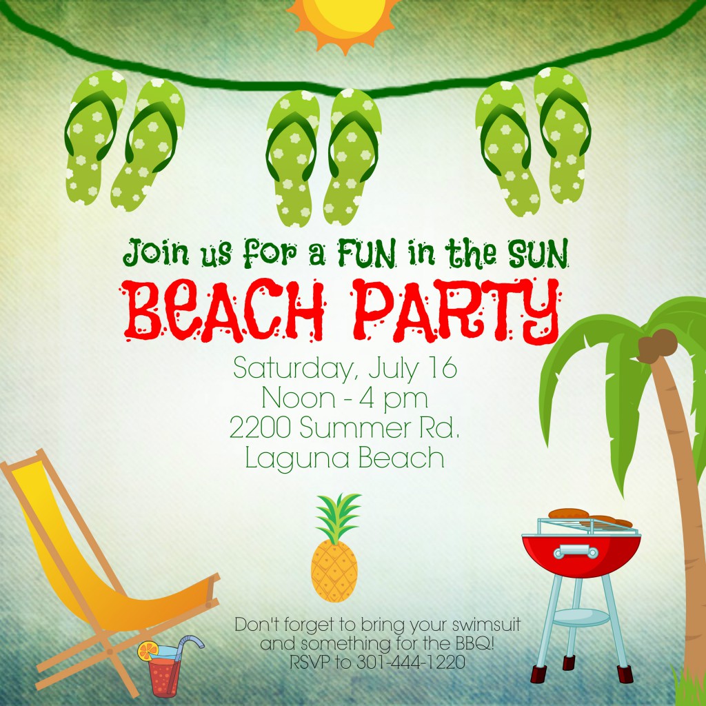 DIY Party Tips – Throwing An Awesome Beach Party | piZap Blog